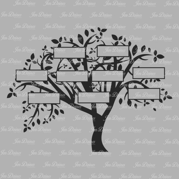 Family Tree Svg - Etsy Canada