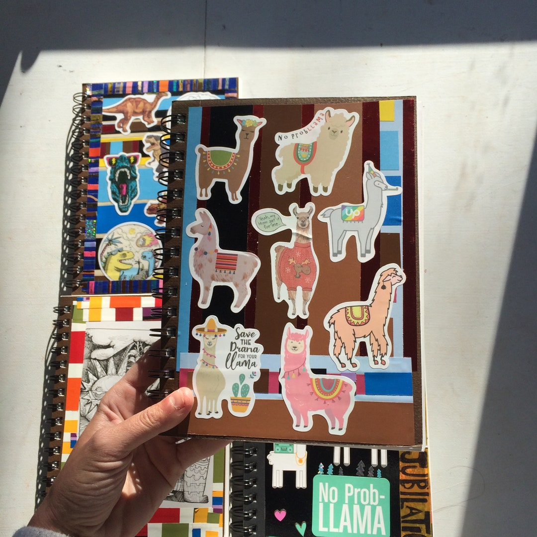 6x9 Drawing Pad With Sticker Collage 100 Blank Pages Sturdy - Etsy