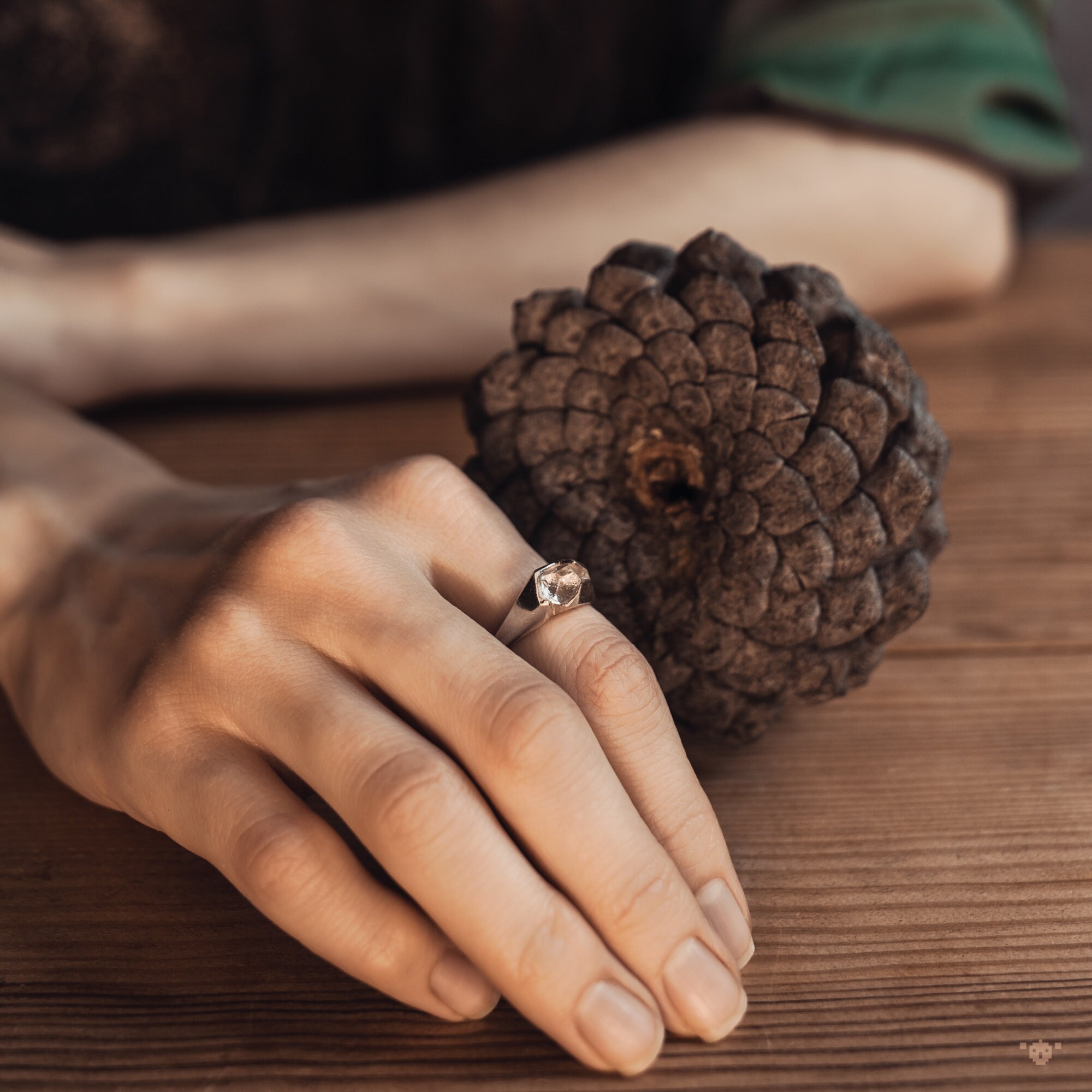 Ice Peak Ring in Sterling Silver With Quartz Crystal by H I | Etsy