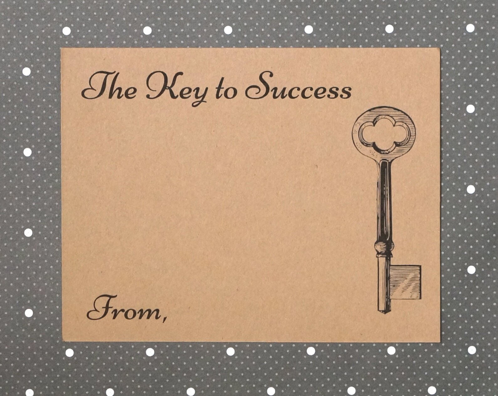 Key to Success Graduation Advice Cards Advice for the Graduate Grad ...