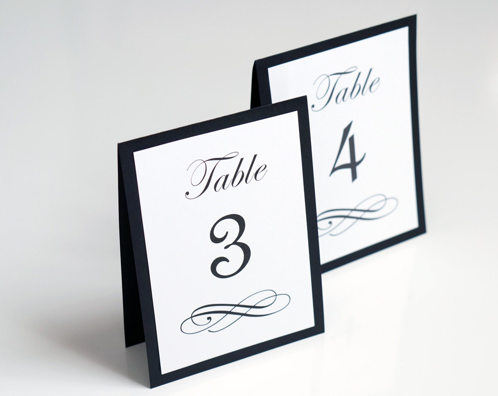 Wedding Table Numbers Scripted Event Table Number Black - Etsy