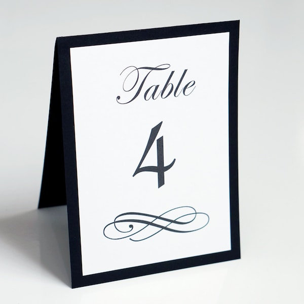Tented Table Numbers - Etsy