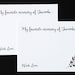 Celebration of Life - My Favorite Memory of Card - Personalized Name ...