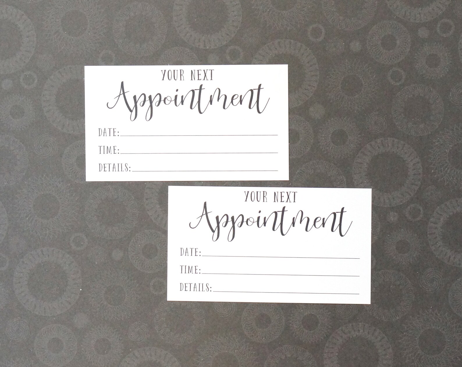 Appointment Reminder Cards Schedule Next Appointment Card - Etsy