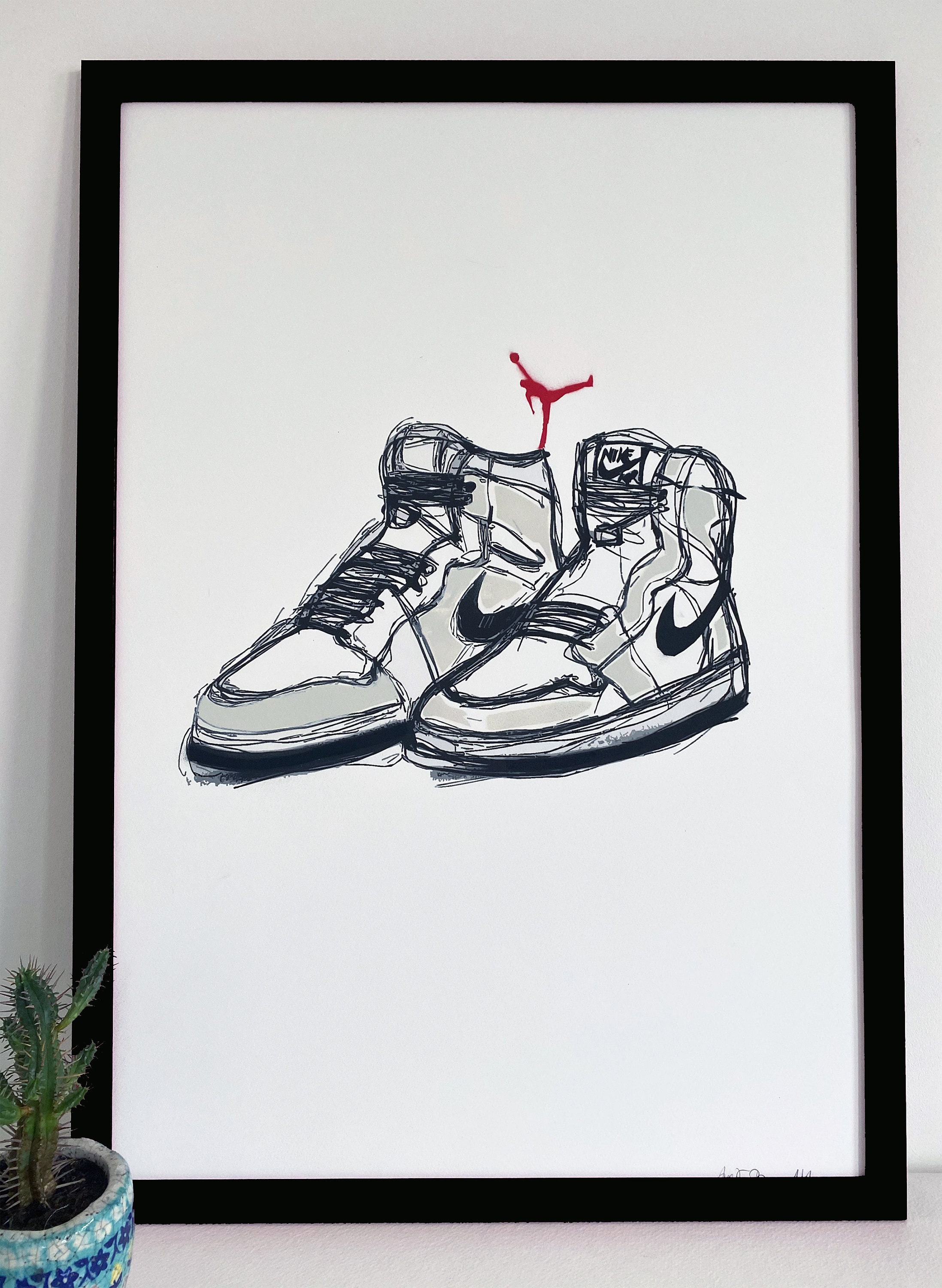 On a Kick Art Print Cool Art Prints Art Print Fashion Wall Art Fashion ...