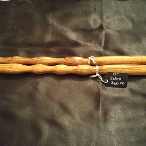 Traditional Length Zebra Wood Wand - Etsy
