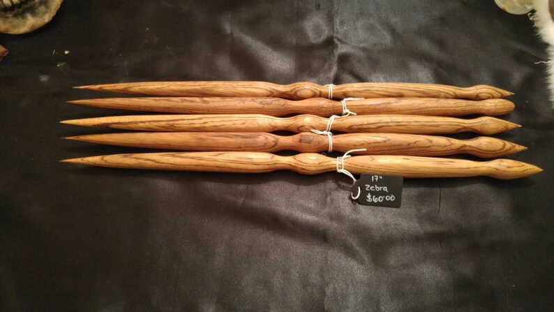 Traditional Length Zebra Wood Wand - Etsy