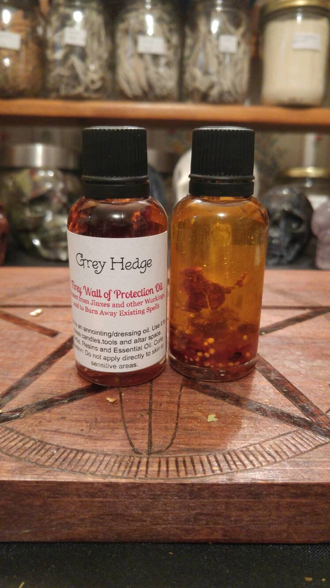 Firey Wall of Protection Oil - Etsy