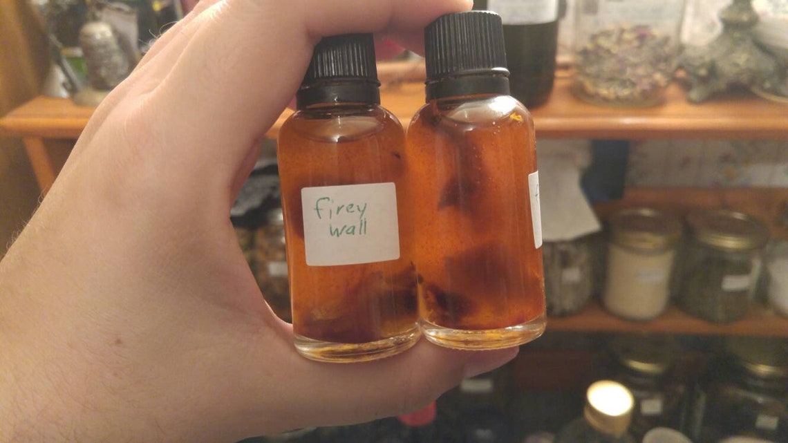 Firey Wall of Protection Oil - Etsy