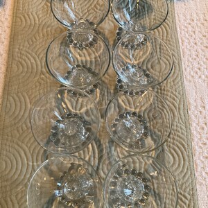 Vintage Anchor Hocking Clear Bubble Boopie Berwick Sherbets...dessert Dishes…set of 8 - Etsy