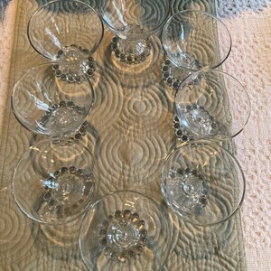 Vintage Anchor Hocking Clear Bubble Boopie Berwick Sherbets...dessert Dishes…set of 8 - Etsy