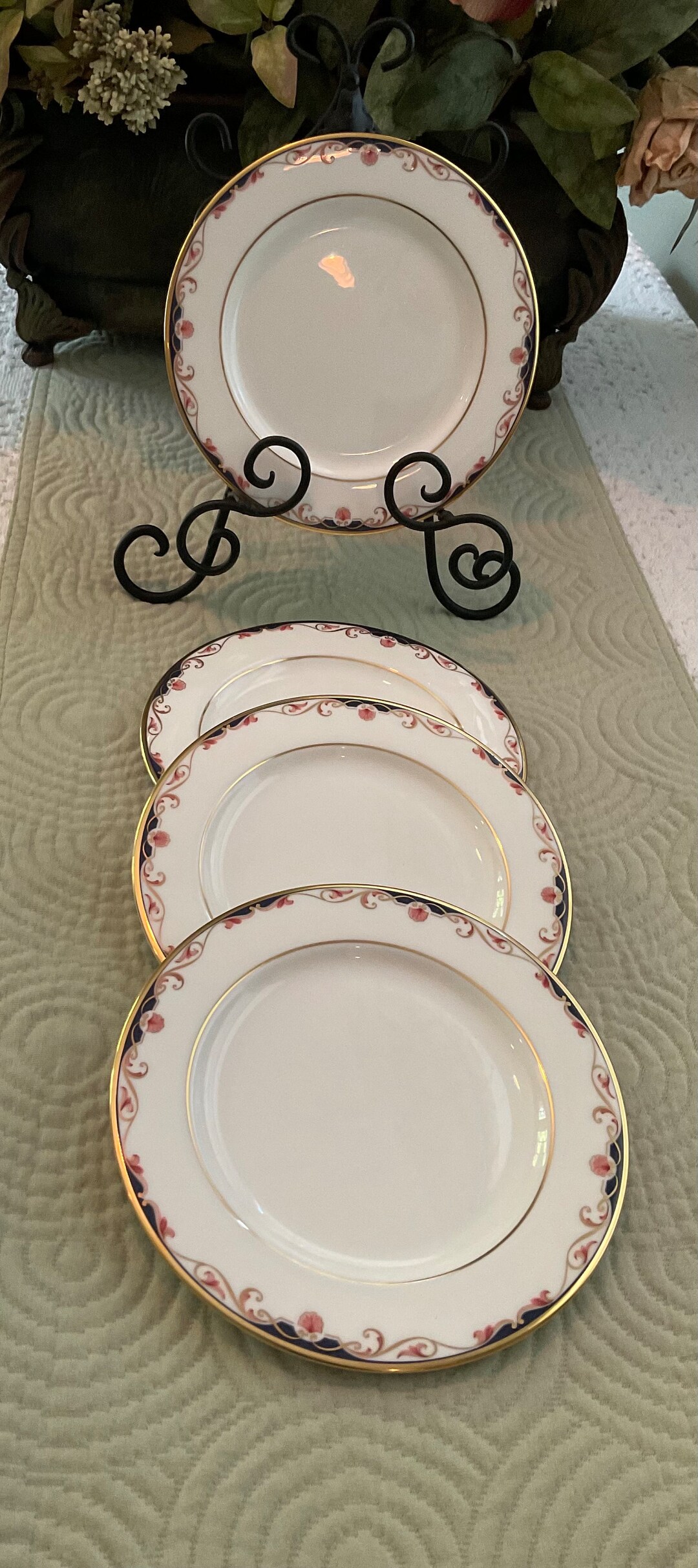 Lenox Georgian Shell Rimmed Bread and Butter Plates Classics Collection ...