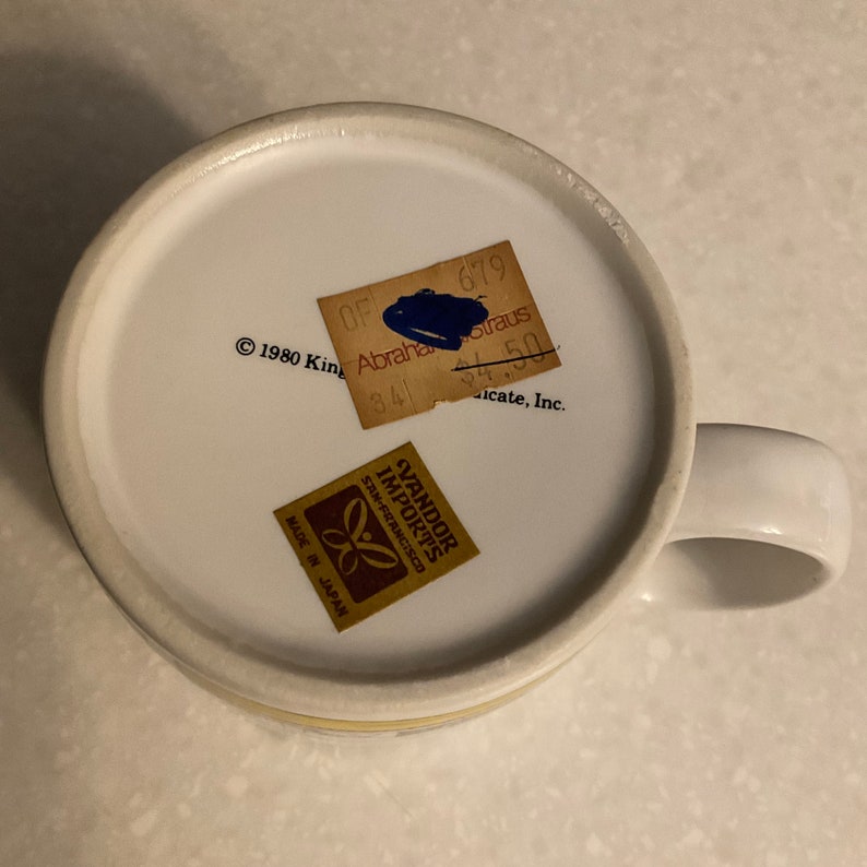 One Vintage Popeye the Sailor Coffee Mug by King Features Syndicate ...