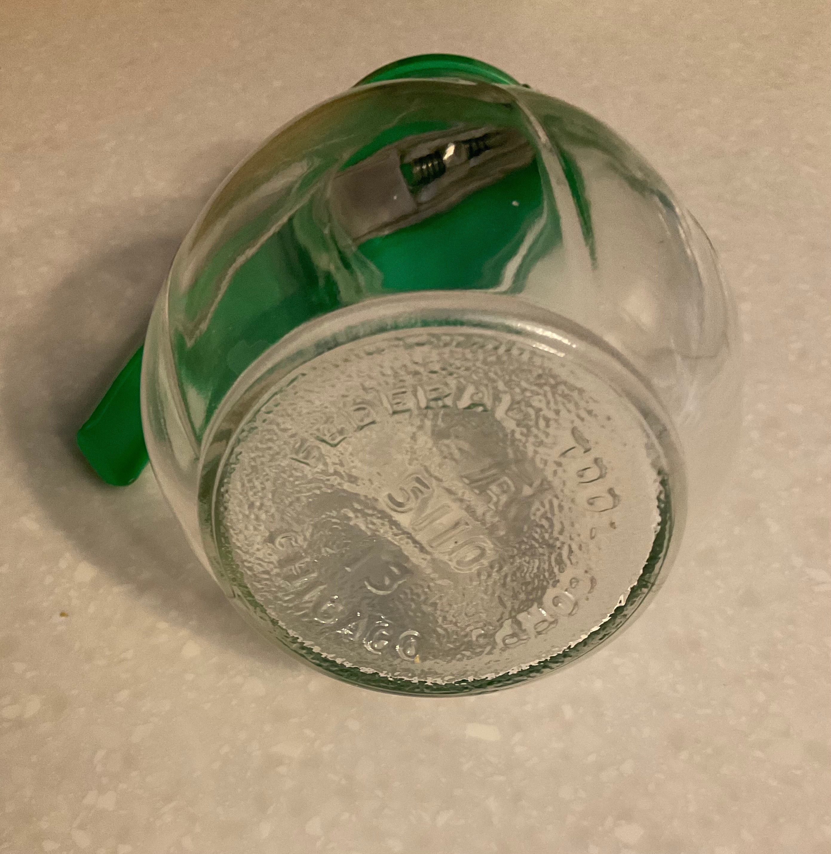 Vintage Syrup Jar Dispenser Hazel Atlas Federal Tool Corp. Clear Glass ...
