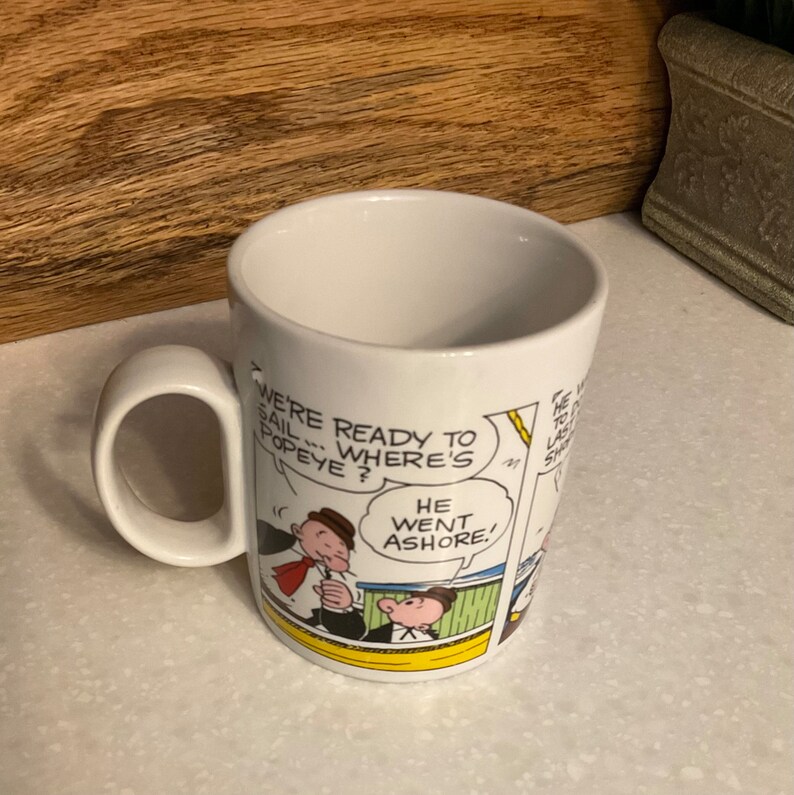 One Vintage Popeye the Sailor Coffee Mug by King Features Syndicate ...