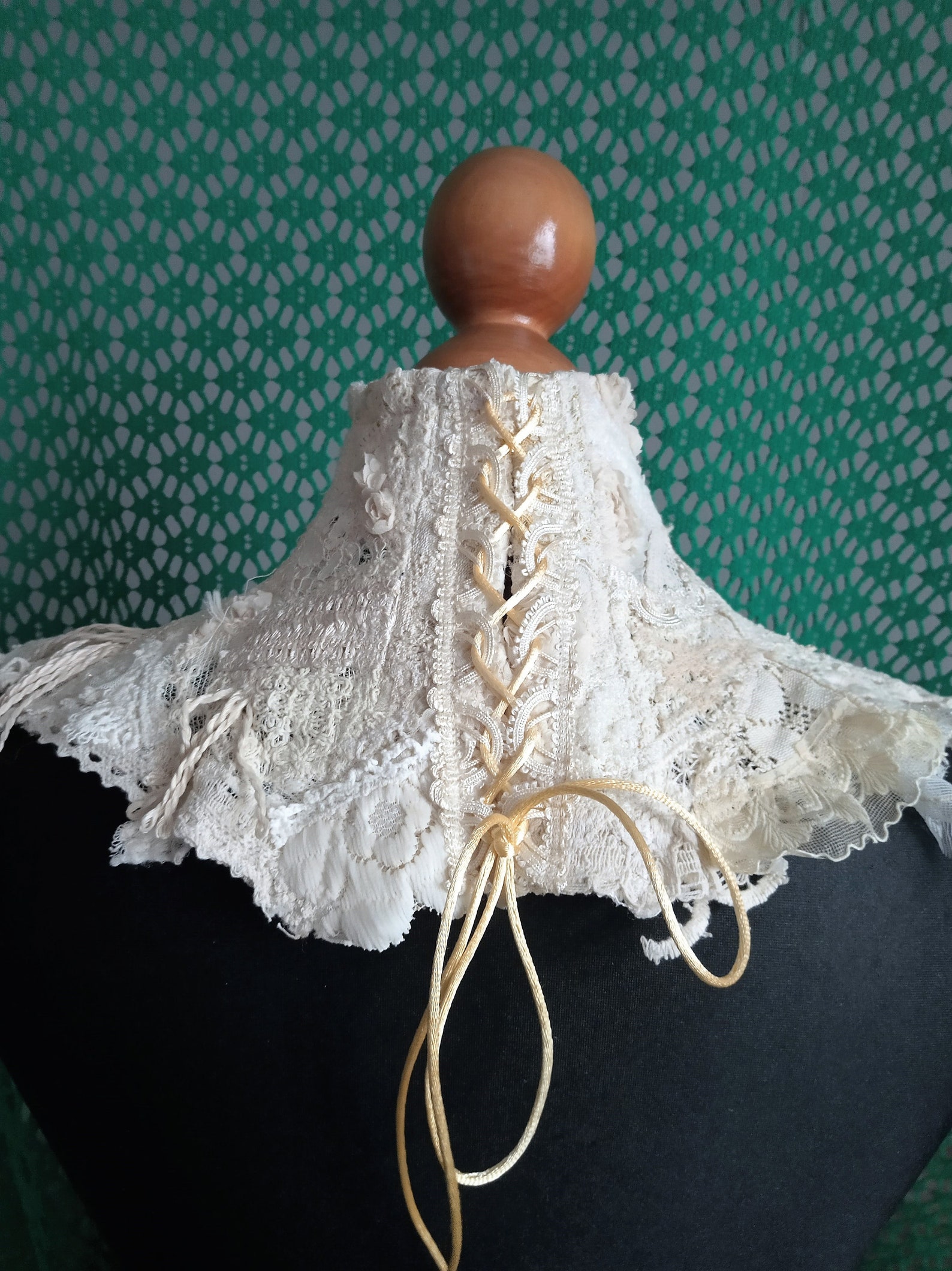Shabby Chic Neck Corset, Victorian Neck Corset, Steampunk Collar ...