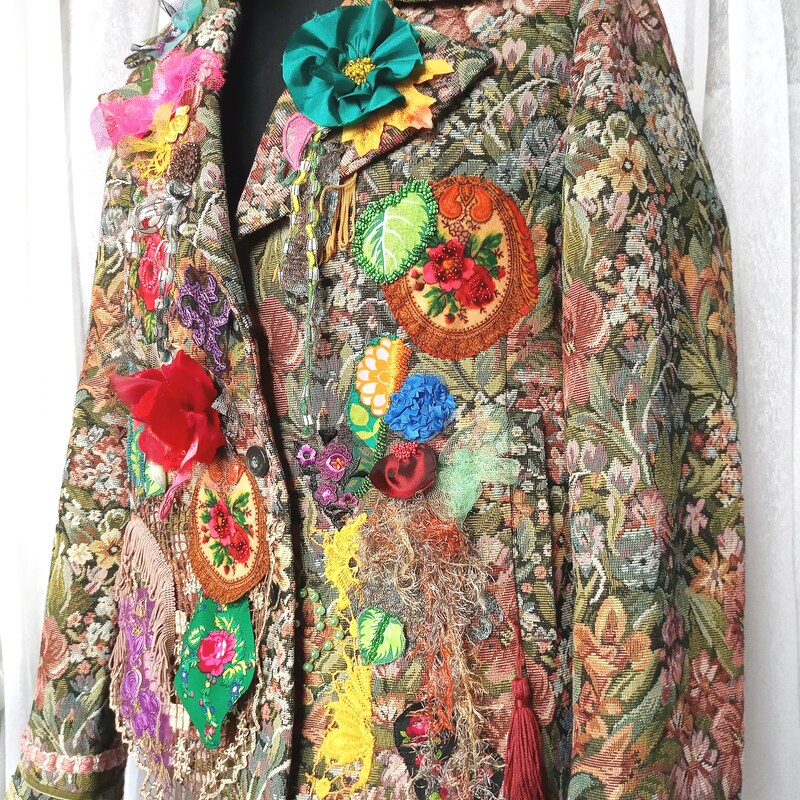 Wearable Art Jacket - Etsy