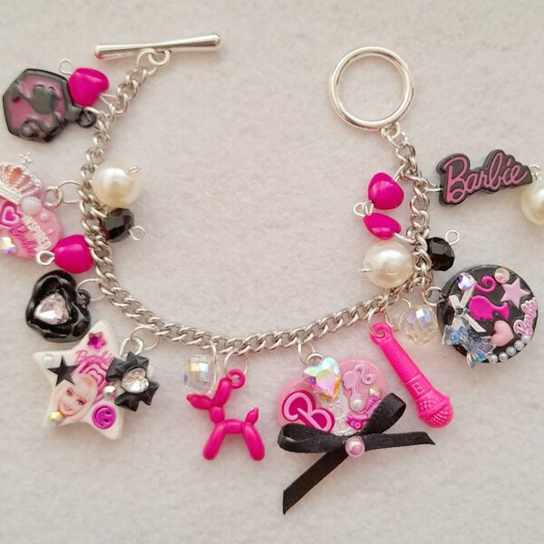 Barbie Charm Bracelet - Etsy
