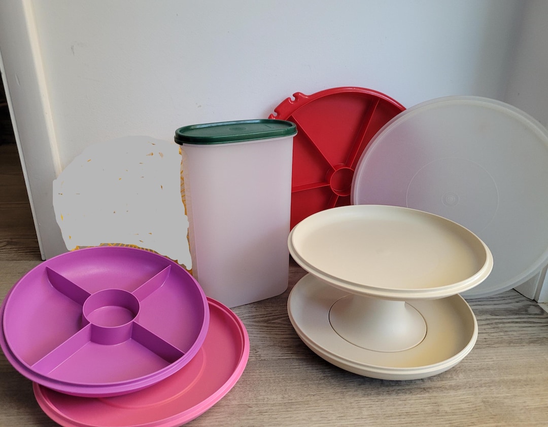 Vintage Tupperware YOU CHOOSE Lazy Susan Party Servers Tupperware ...