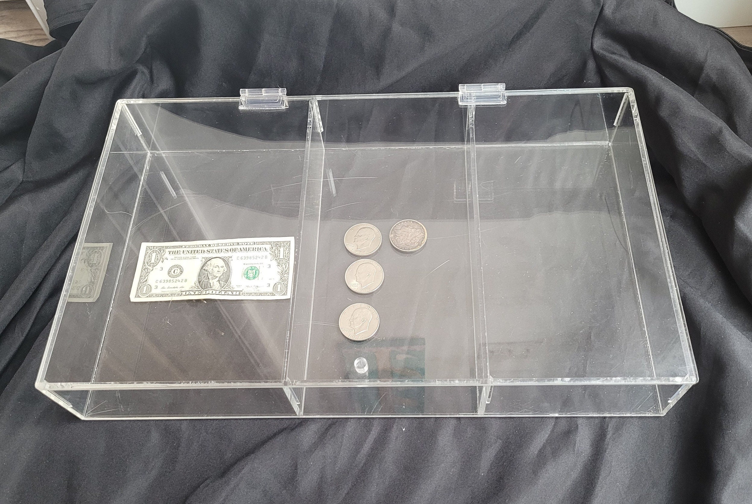 Plastic Display Cases Clear Display Case With Compartments - Etsy