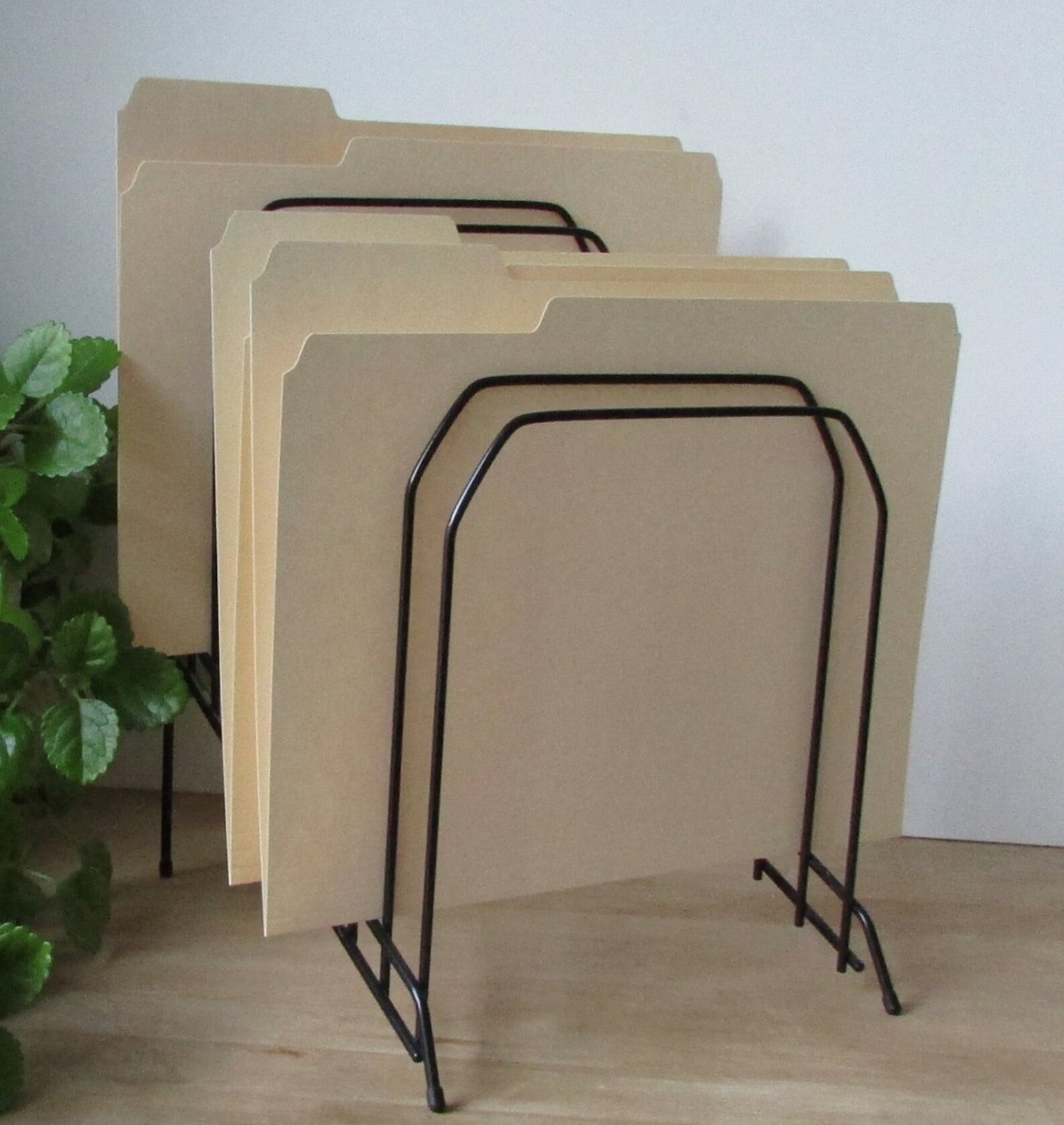 File holders desk office organizers wire LP Storage racks | Etsy