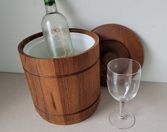 Wooden Ice Bucket | Etsy