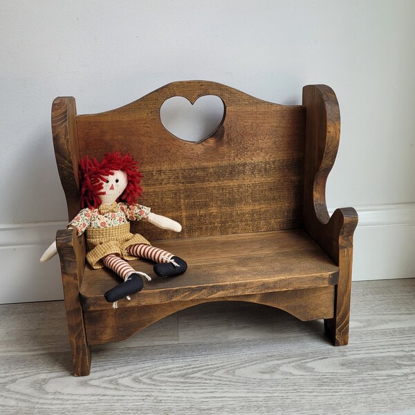 Wood Benches for Dolls - Etsy