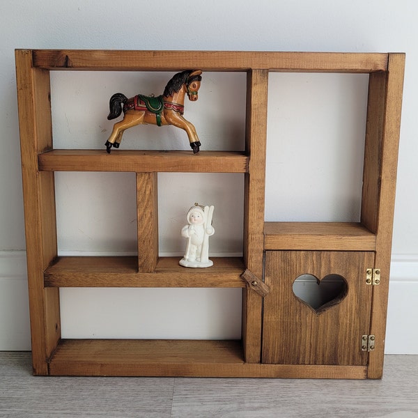 Shadow Box With Door and Shelves - Etsy