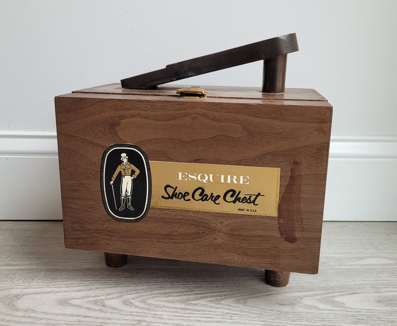 Shoe Shine Boxes Esquire Shoeshine Boxes Handmade Box Wood - Etsy