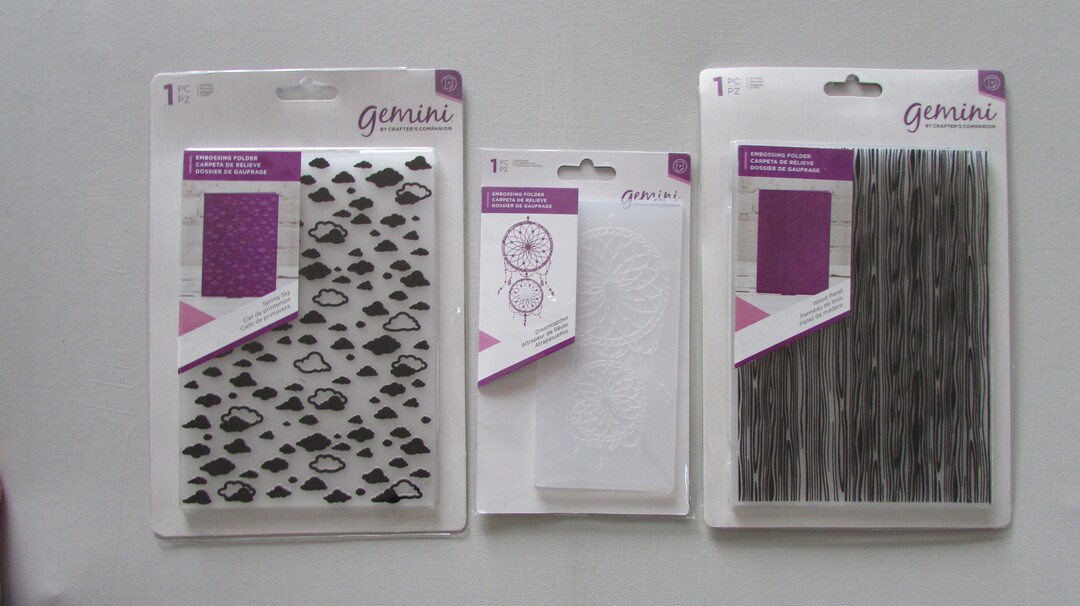 Embossing Folders Gemini Embossing Folders Clouds Wood Panel Dream ...