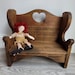 Doll Benches Wood Bench for Dolls Displays Wood Benches Furniture for ...
