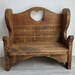 Doll Benches Wood Bench for Dolls Displays Wood Benches Furniture for ...