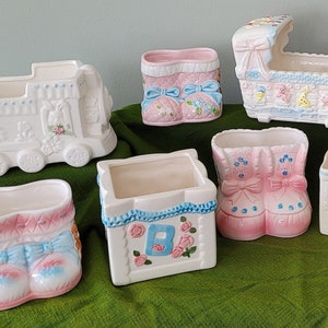 Vintage Baby Planters-choose PLANTER Baby Carriage Planters Nursery ...