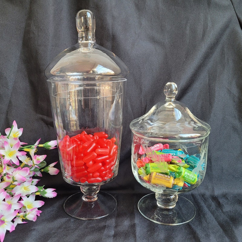 Vintage Candy Jar - Etsy