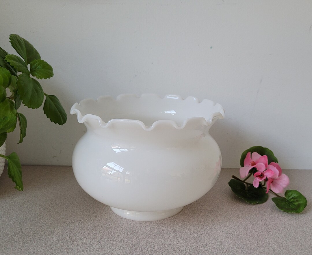 Ceiling Light Covers - Vintage Replacement Light Fixture Glass Shades ...