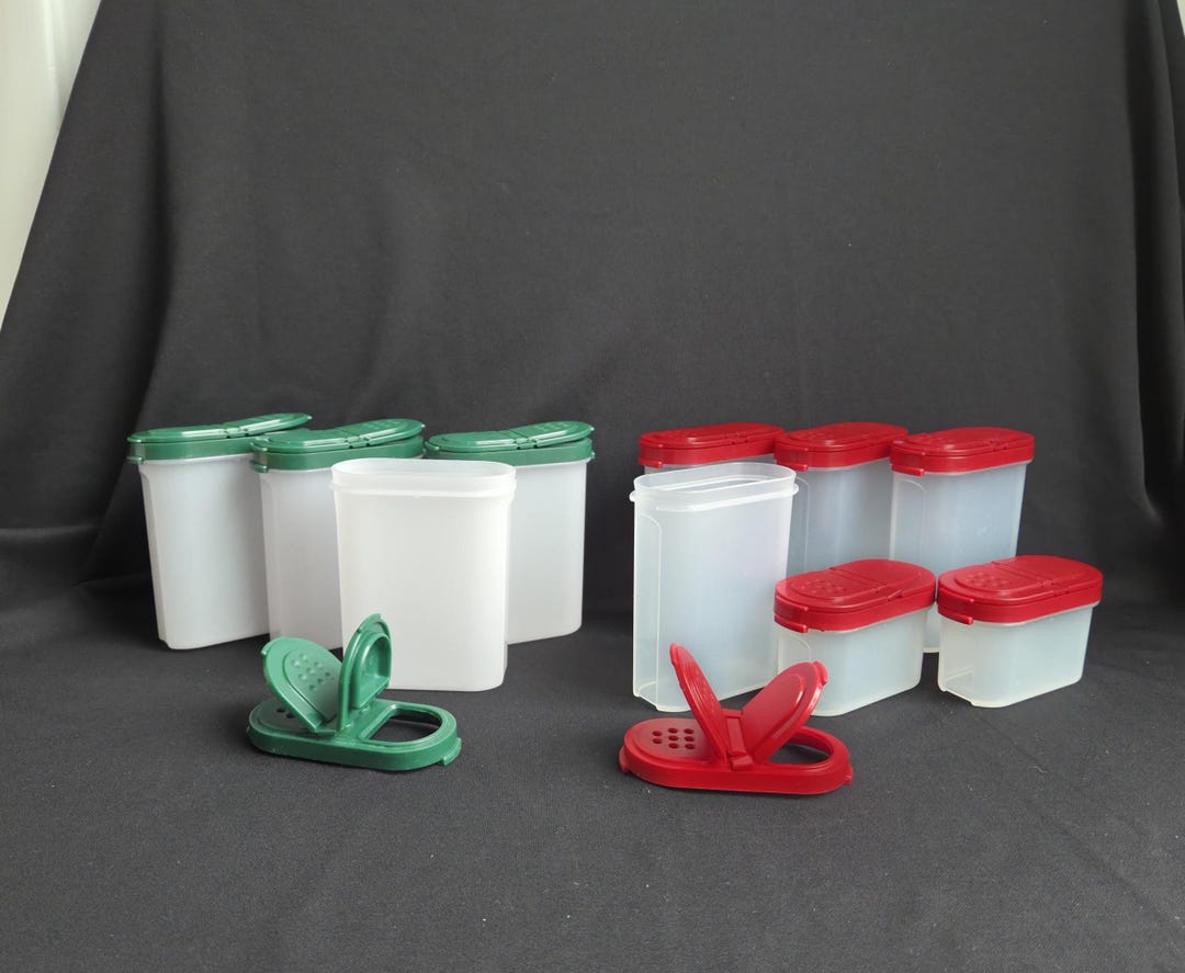 Vintage Tupperware Spice Containers YOU CHOOSE SET Tupperware Small ...