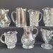 Small Pitchers CHOOSE ONE Glass Pitchers Creamers Vintage - Etsy