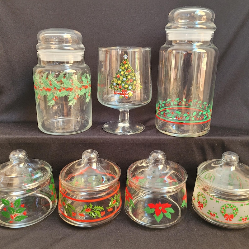 Vintage Candy Jar - Etsy