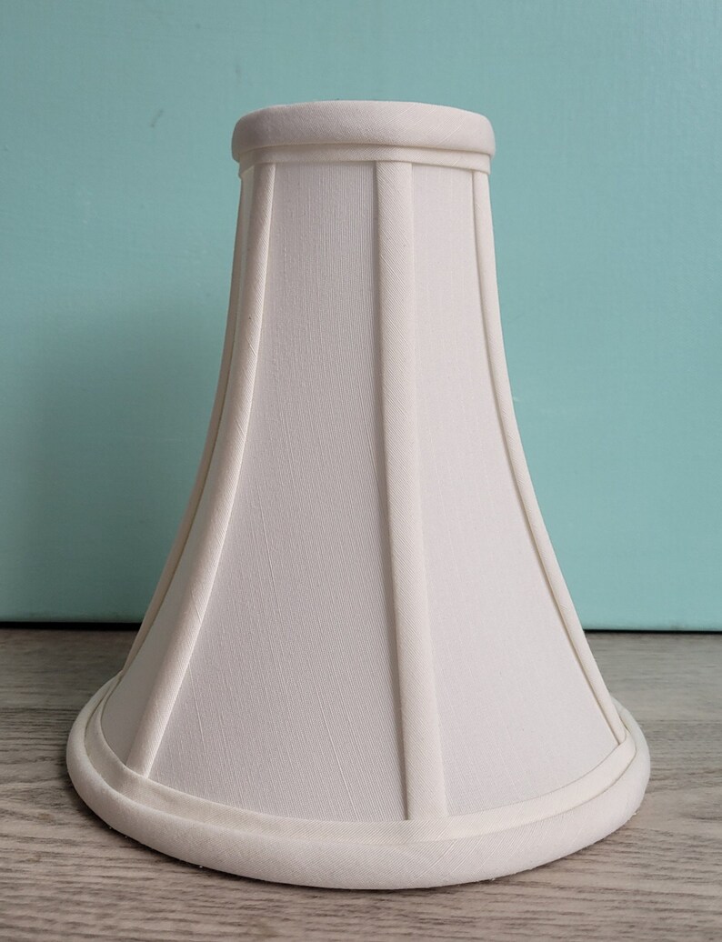 Lamp Shades-ivory Lamp Shades Fancy Slender Lamp Shades Bell - Etsy