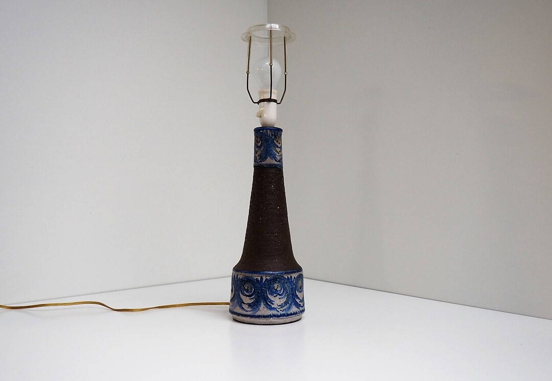 Ceramic Table Lamp Designed by Ceramist Viggo Kyhn - Danish Vintage ...