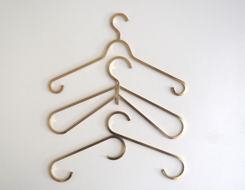Brass Clothes Hangers 3 Different Models - Mix Like You Want - Vintage ...