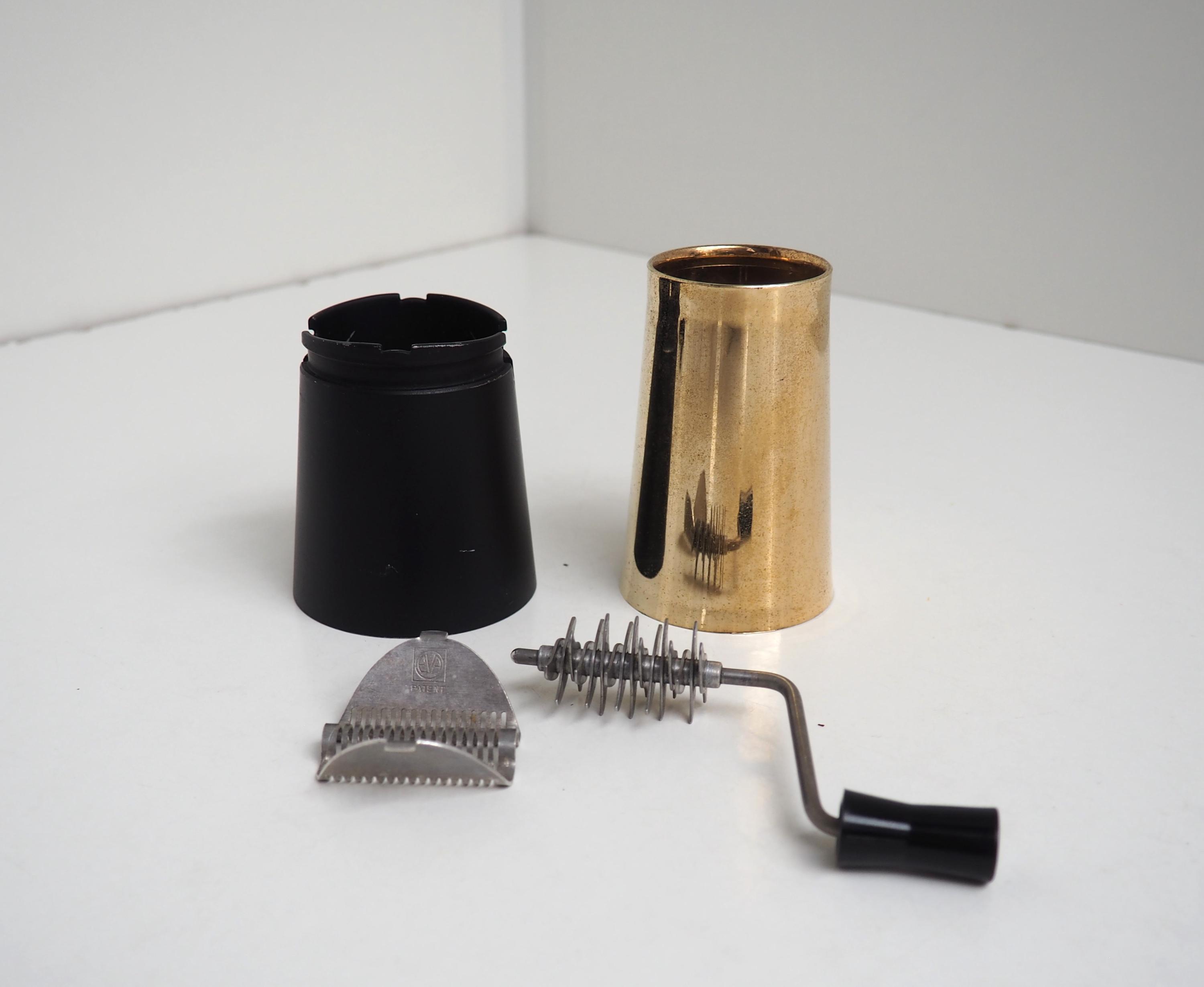 EVA Parsley Chopper Made in Aluminium and Gold Colored Plastic - Danish ...