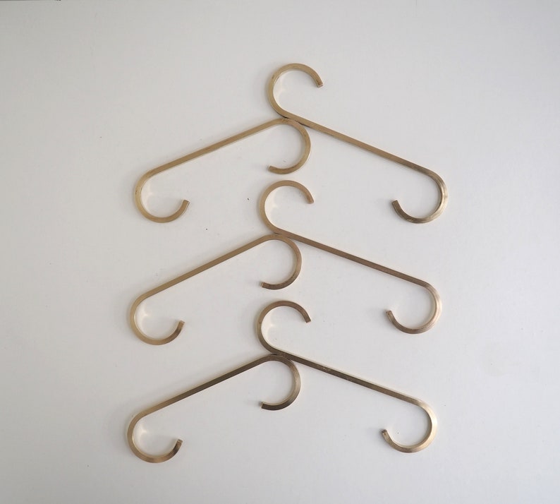 Brass Clothes Hangers 3 Different Models - Mix Like You Want - Vintage ...