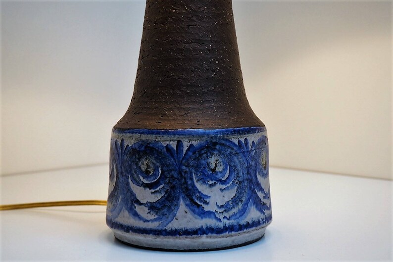 Ceramic Table Lamp Designed by Ceramist Viggo Kyhn - Danish Vintage ...