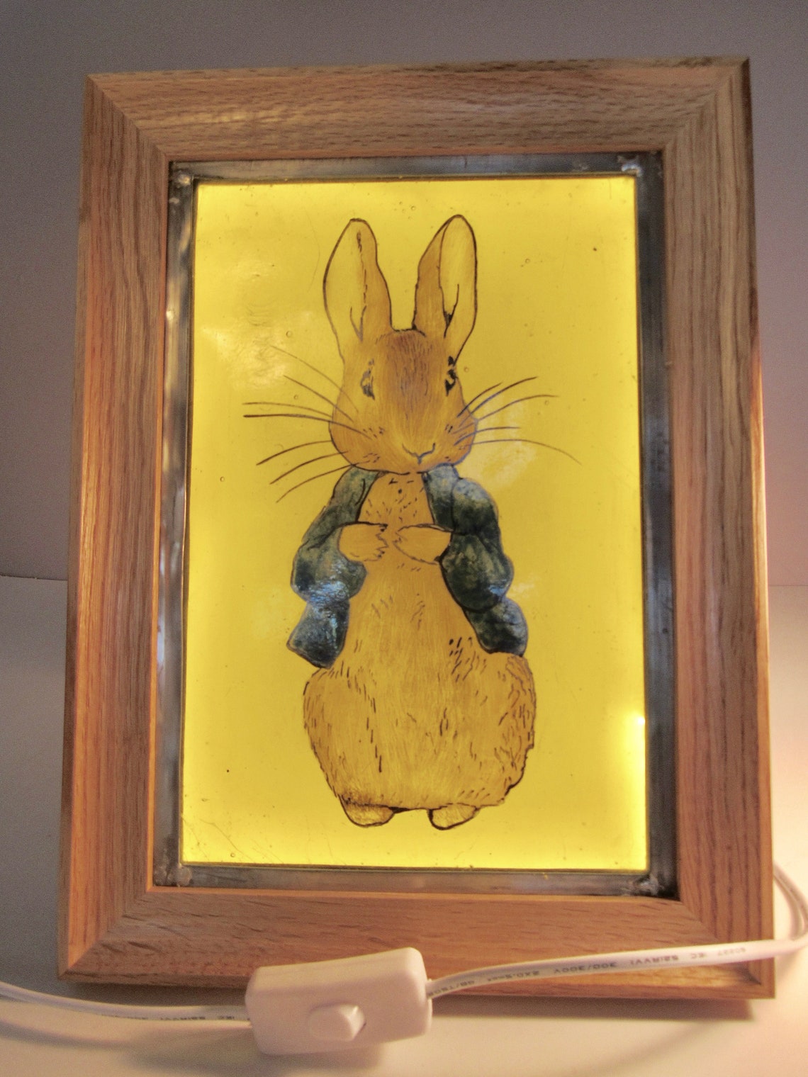 Peter Rabbit Lamp Beatrix Potter Christening Gift | Etsy