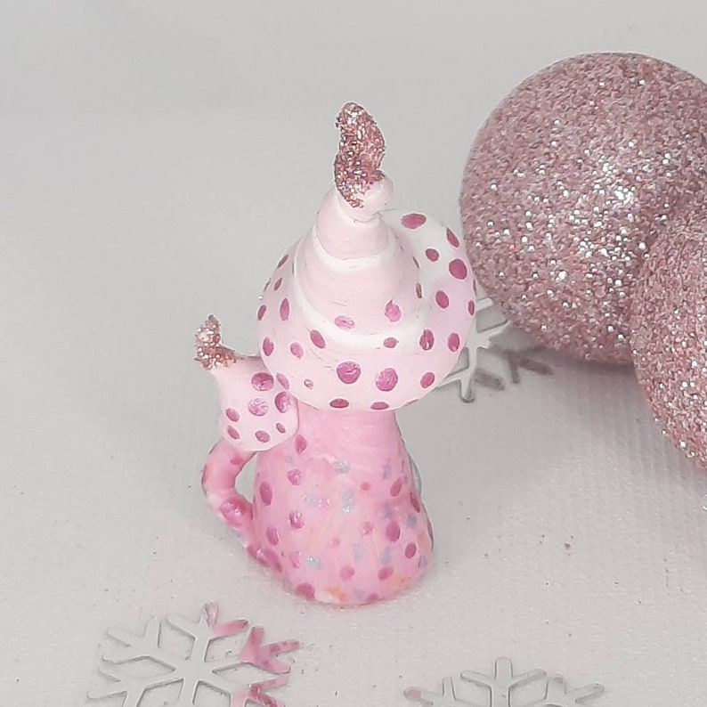 Pink Fairy House Handmade Pixie Toadstool - Etsy