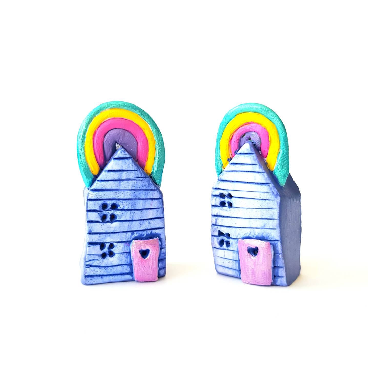 Rainbow Miniature House Tiny Rainbow | Etsy New Zealand