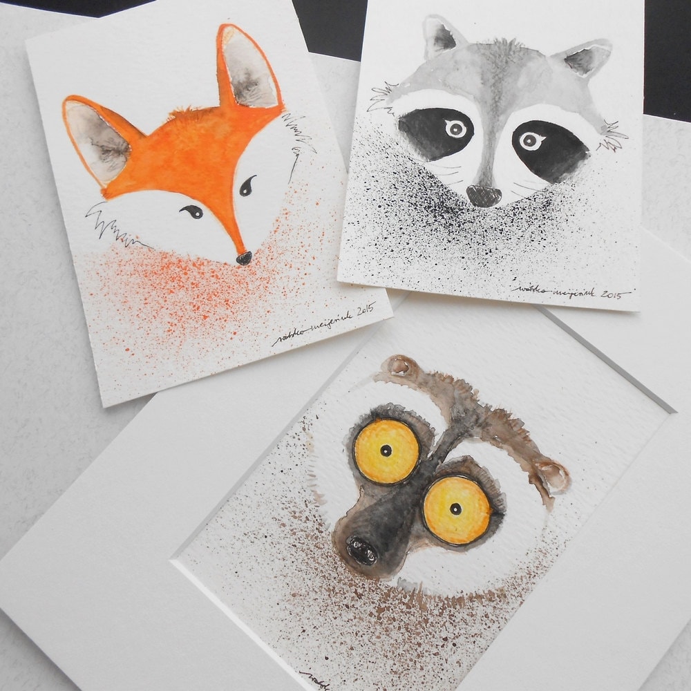 Custom Animal Illustration, Personalized Animal Art, Custom Animal ...