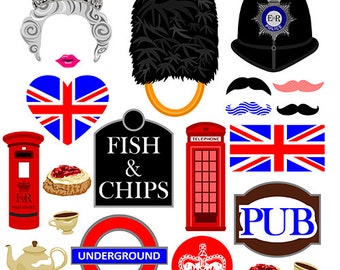 British Party Props - Etsy