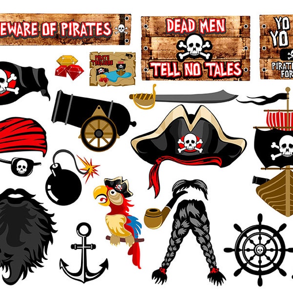 Pirate Photo Booth - Etsy